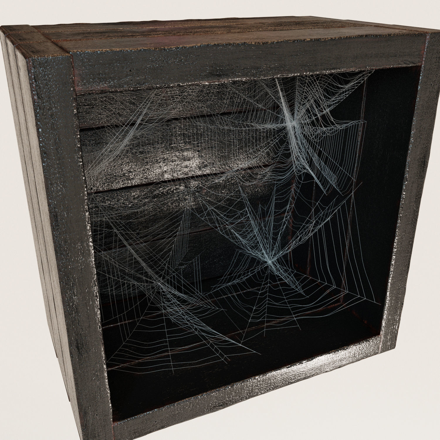 Spiderweb for shelves 3D model | CGTrader