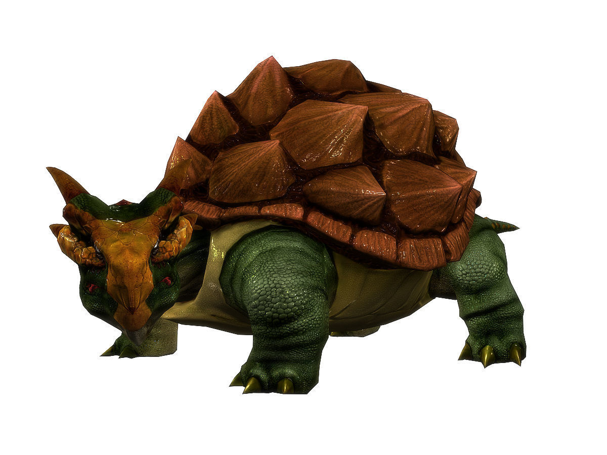 3D model 3Dfoin - Dragon Turtle VR / AR / low-poly rigged animated ...