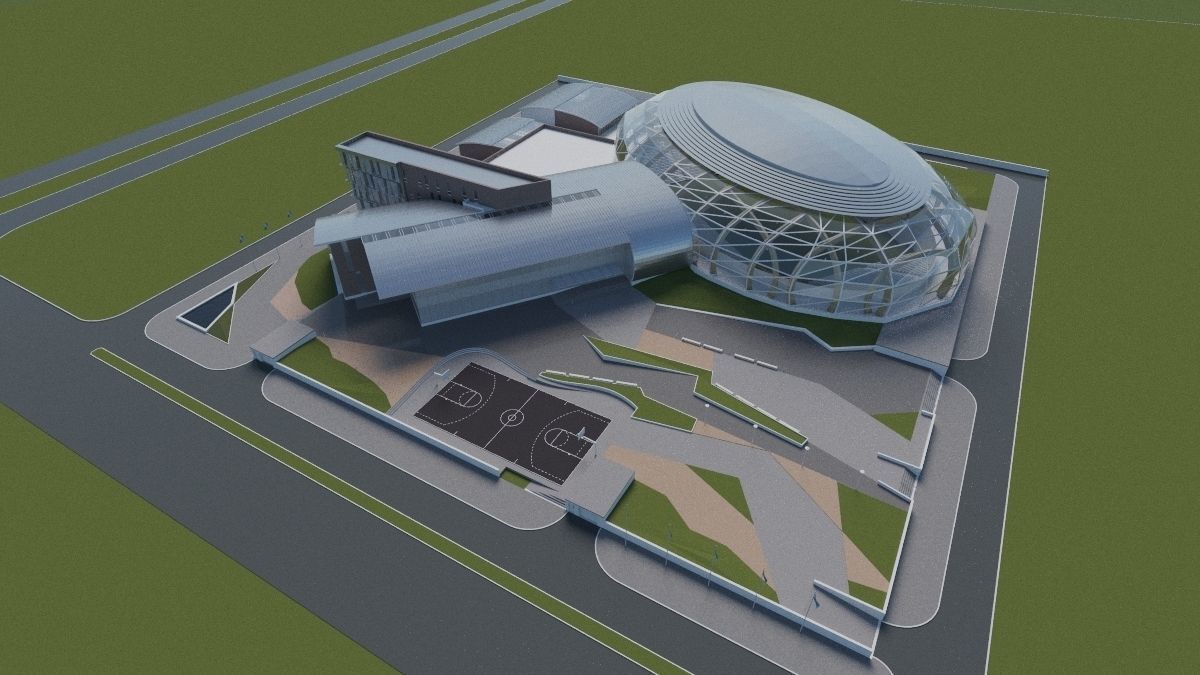 Sport Center 3D model | CGTrader