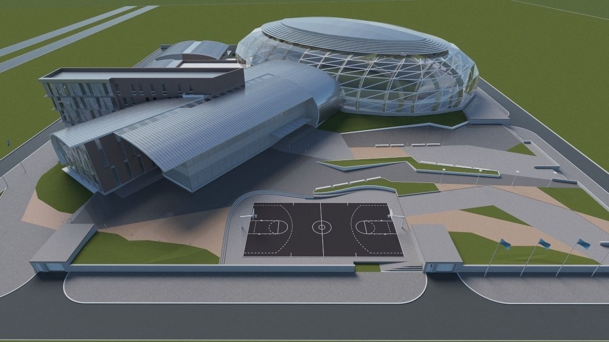 Sport Center 3D model | CGTrader