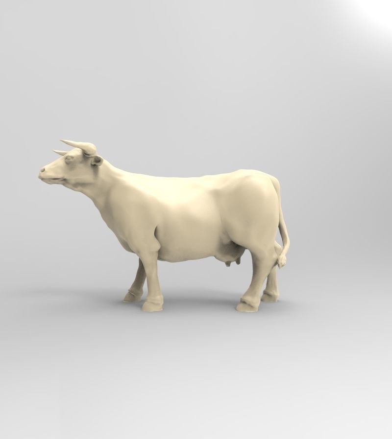 Model Cow 3D free 3D model 3D printable | CGTrader