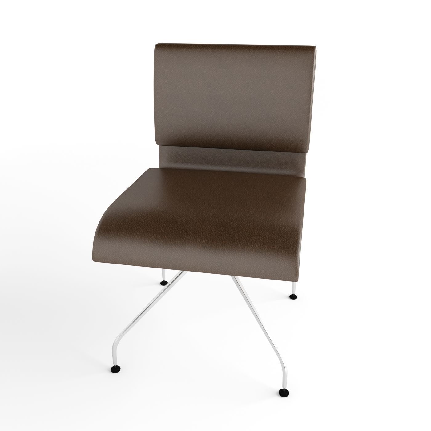 stul-mustique-frag-2013-large leather chair with metal legs free 3D ...
