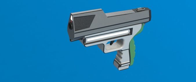 3D model Conceptual gun 5 VR / AR / low-poly | CGTrader