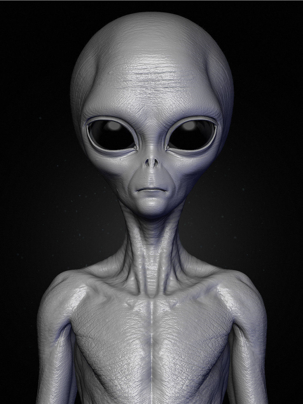 Realistic Alien 8 Sculpt 3D model | CGTrader
