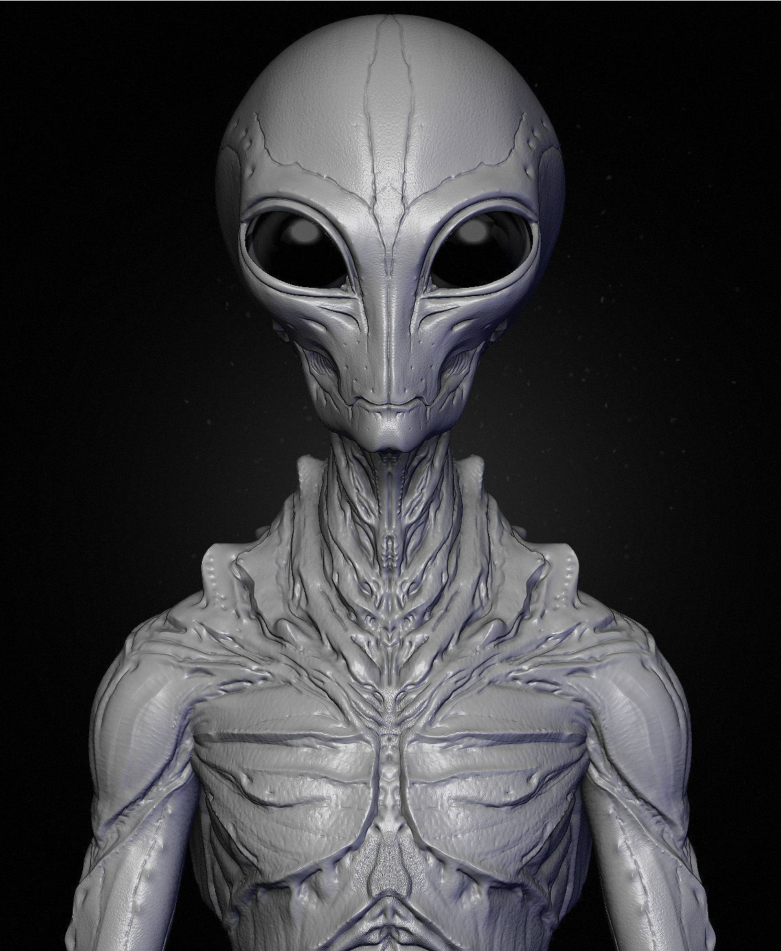 Realistic Alien 9 Sculpt 3D model | CGTrader