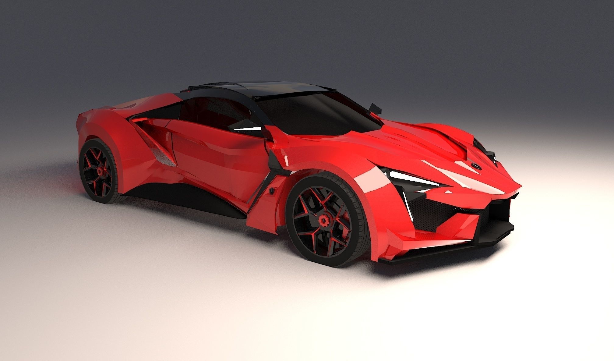 W Motors Fenyr Hyper Car 3D model 3D printable | CGTrader