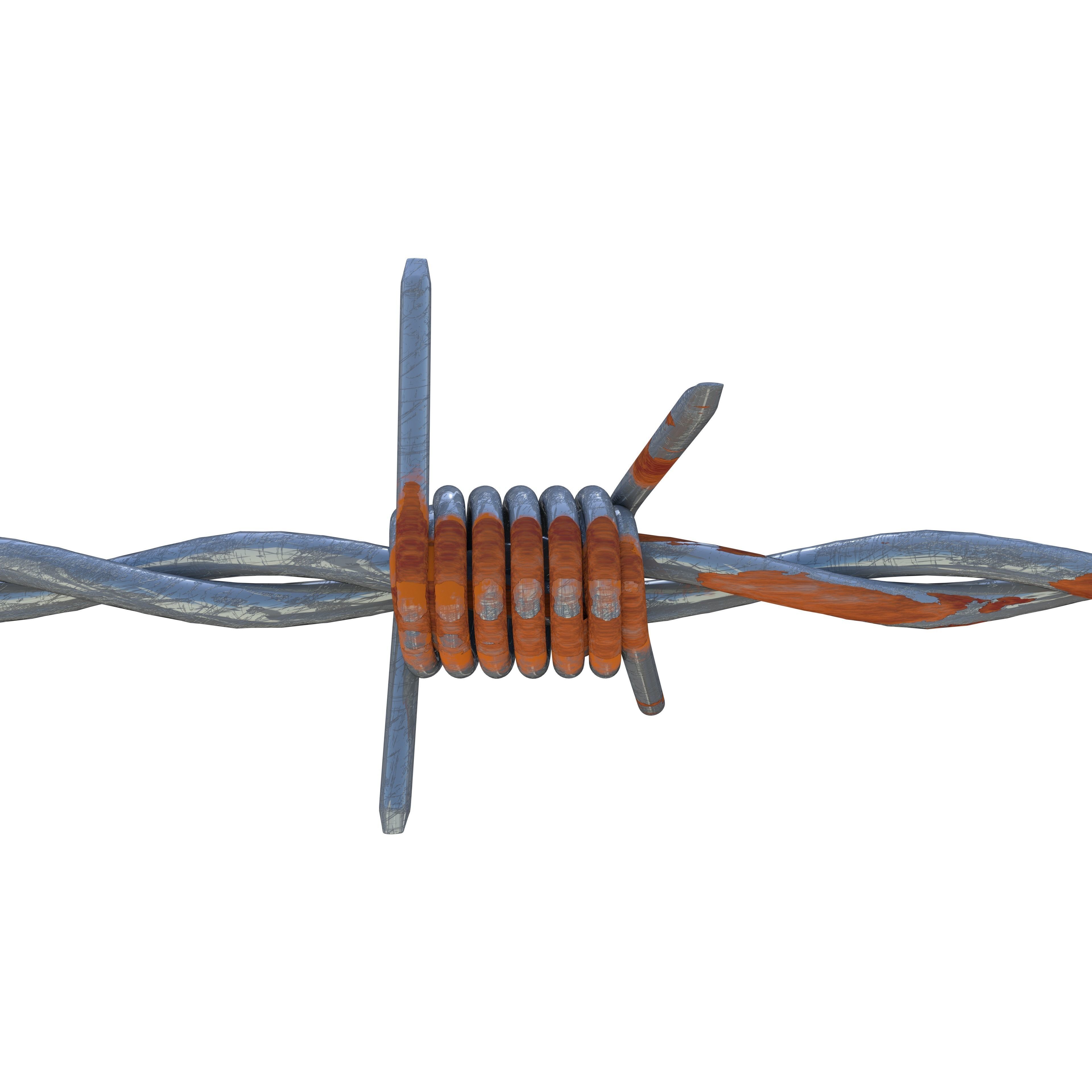 3D model Barb Wire Weathered VR / AR / low-poly | CGTrader