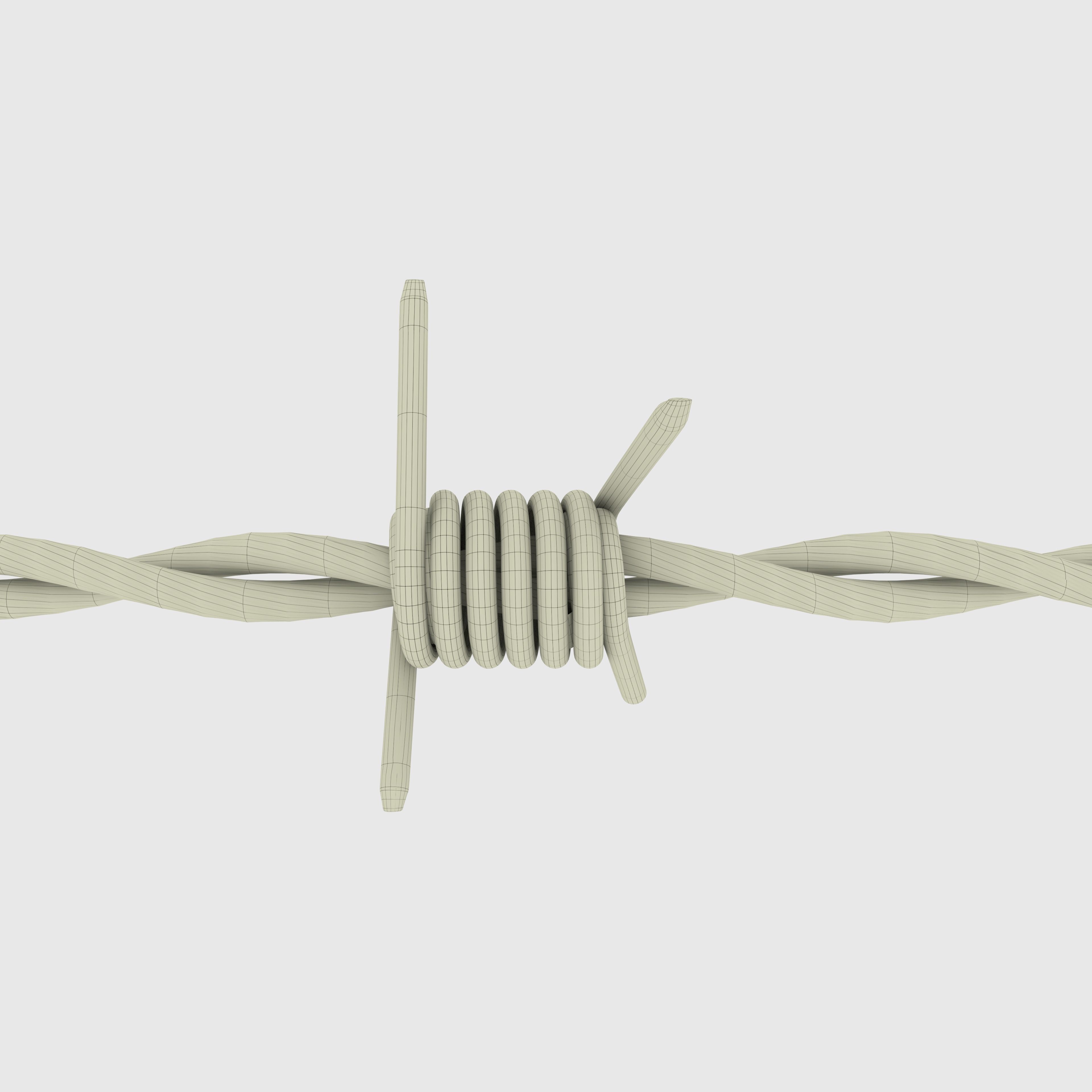 3D model Barb Wire Weathered VR / AR / low-poly | CGTrader