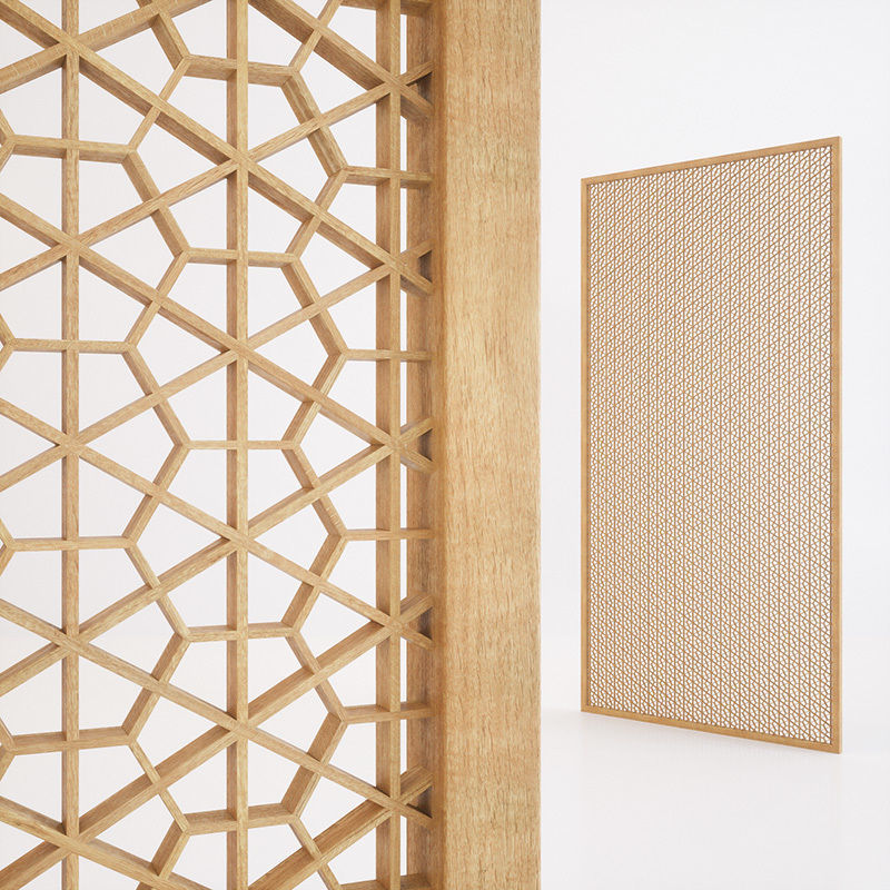 KUMIKO Collection C taiwanese lattice screens 3D model | CGTrader
