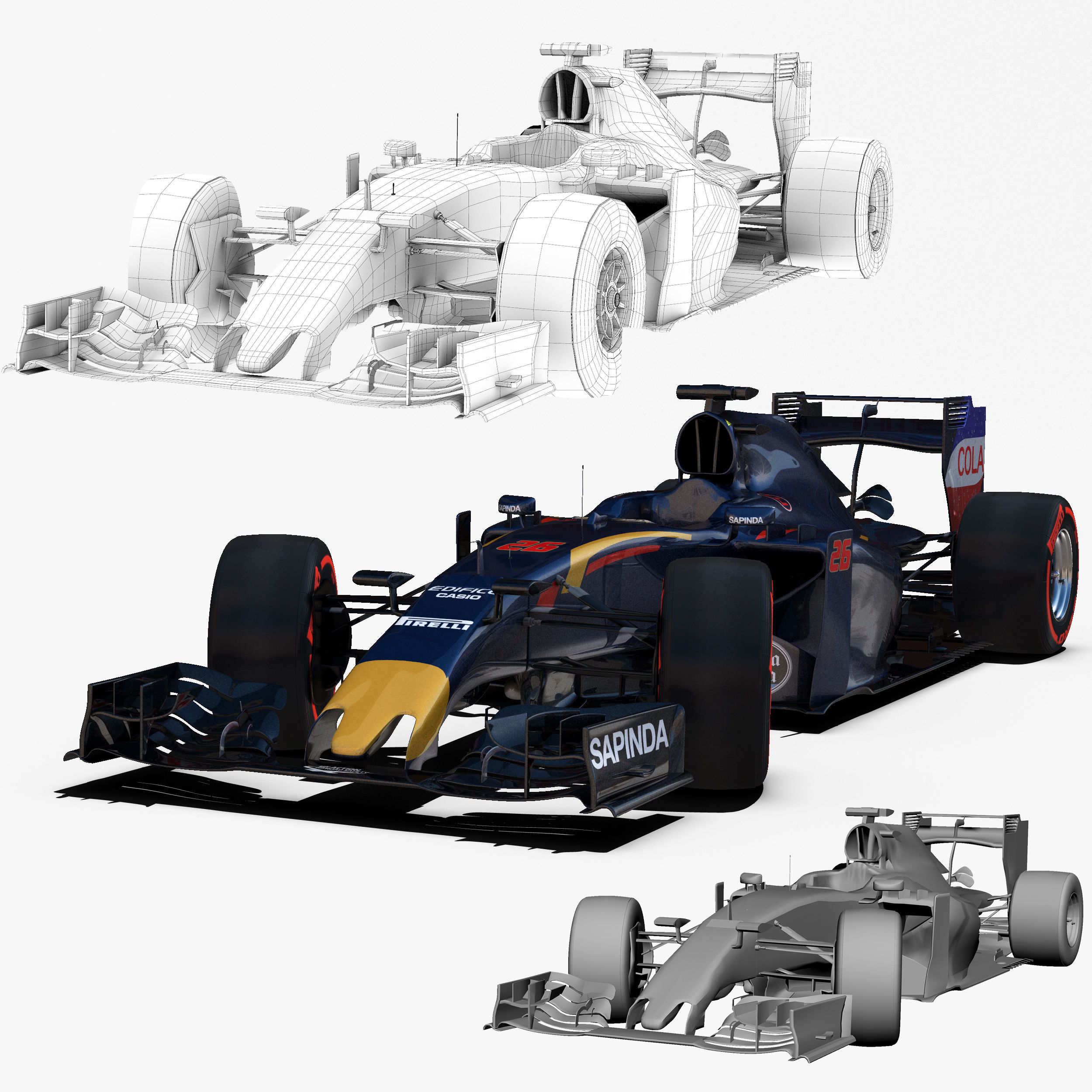 3D model STR11 Car VR / AR / low-poly rigged | CGTrader