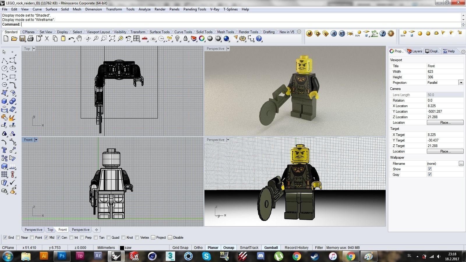 LEGO Rock Raiders figure 3D model | CGTrader