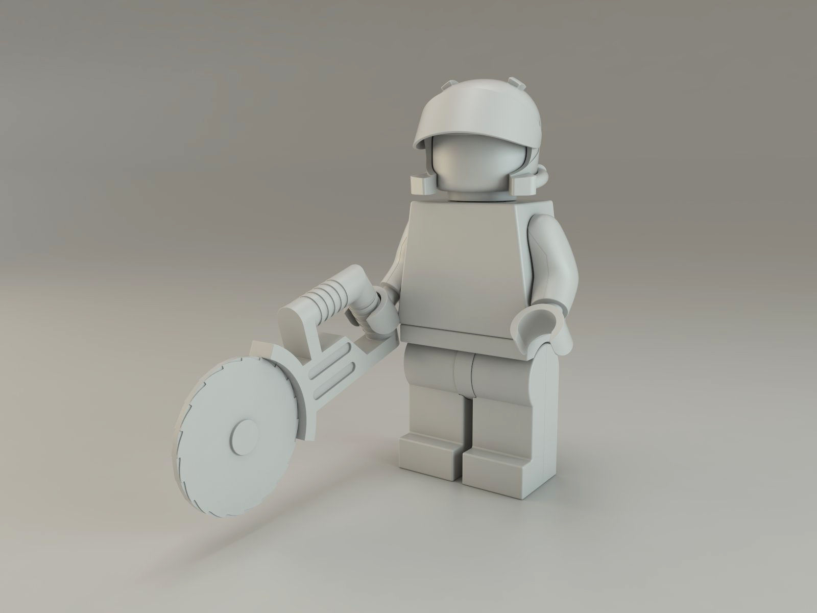 LEGO Rock Raiders figure 3D model | CGTrader
