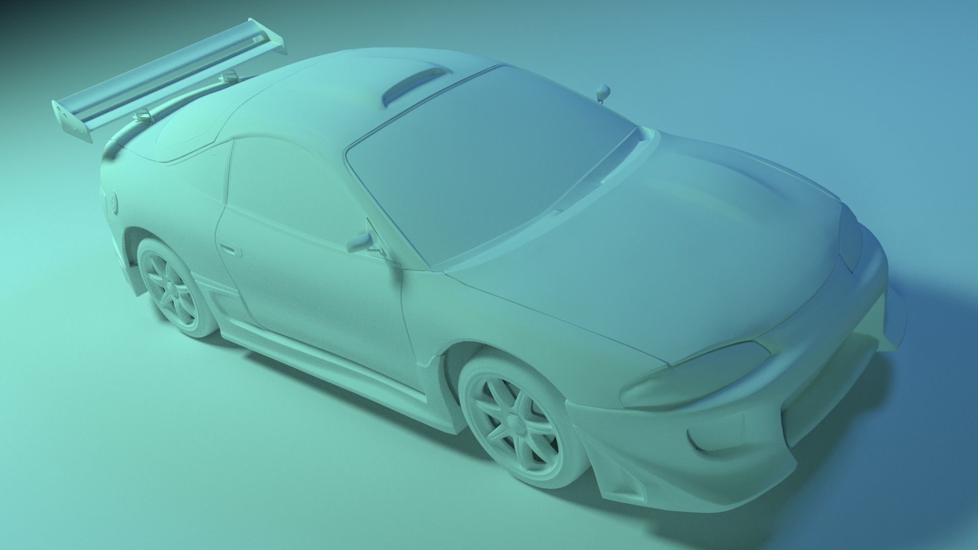 Mitsubishi Eclipse 3D model | CGTrader