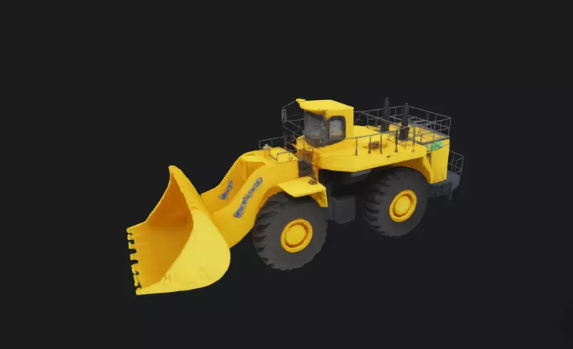 Komatsu WA70 Wheel Loader 3D Model 3D model | CGTrader