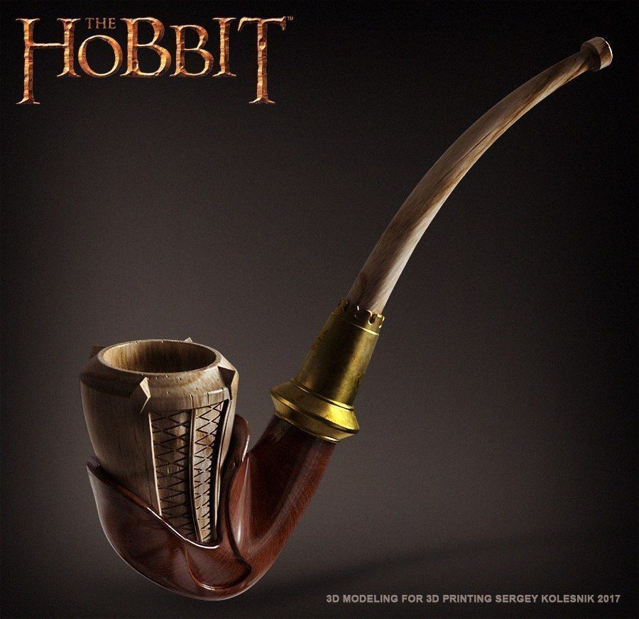 Kilis Pipe from film The Hobbit 3D model 3D printable | CGTrader