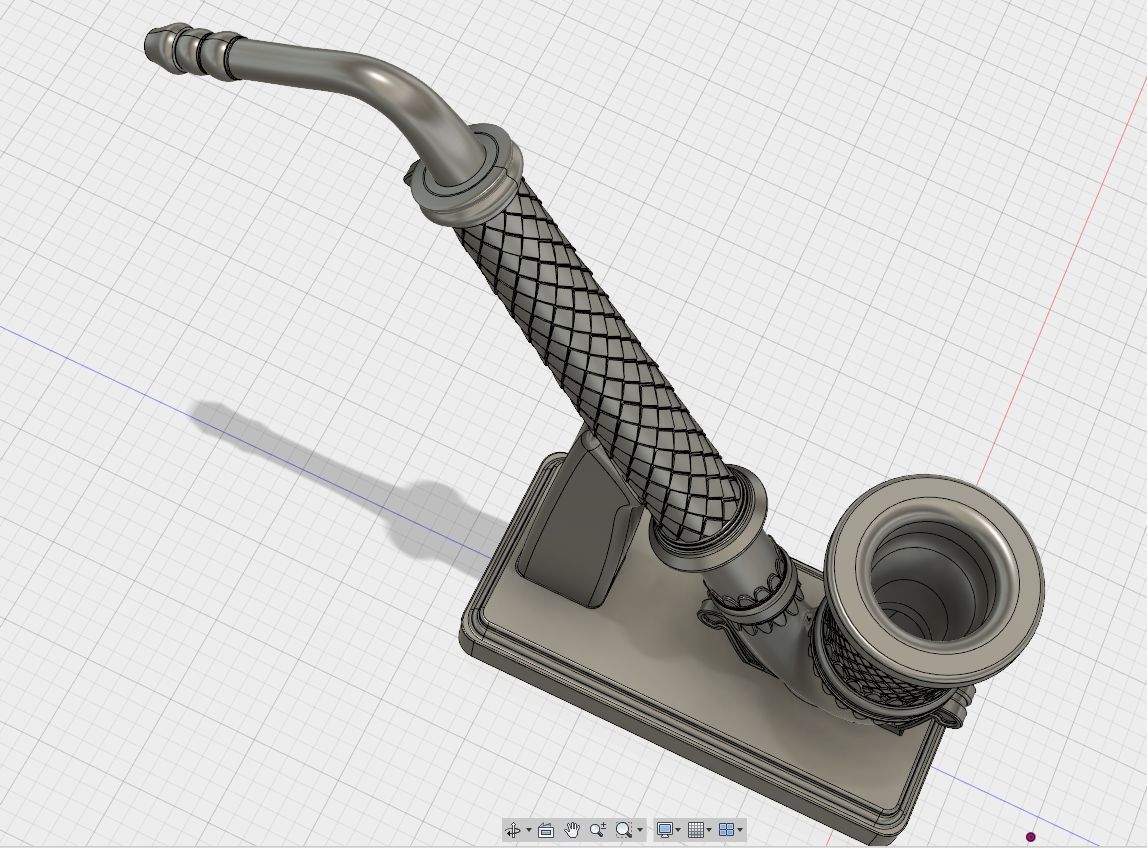 Pipe of Fili the Dwarf rom film The Hobbit 3D model 3D printable | CGTrader