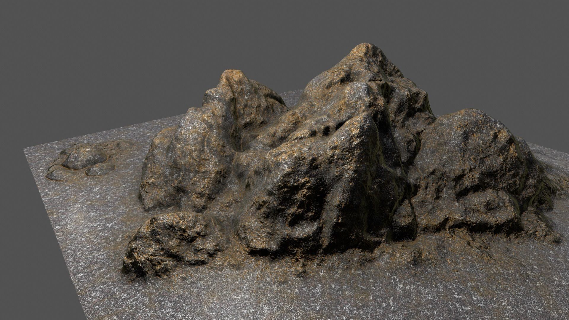 3D model Rock formation VR / AR / low-poly | CGTrader