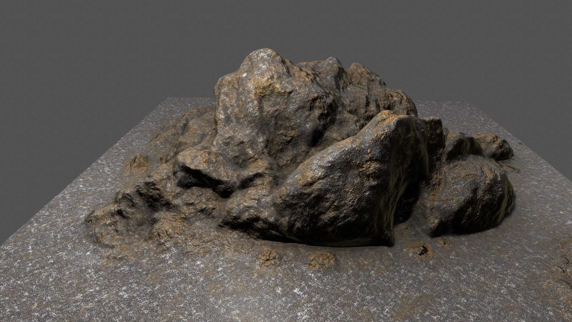 3D model Rock formation VR / AR / low-poly | CGTrader