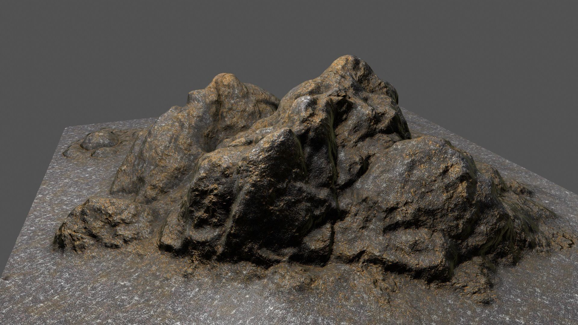 3D model Rock formation VR / AR / low-poly | CGTrader