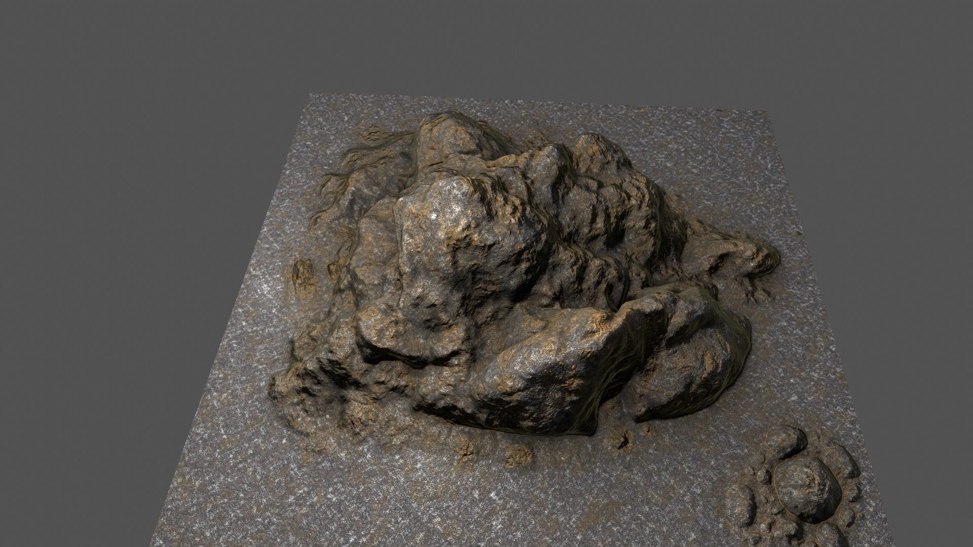 3D model Rock formation VR / AR / low-poly | CGTrader