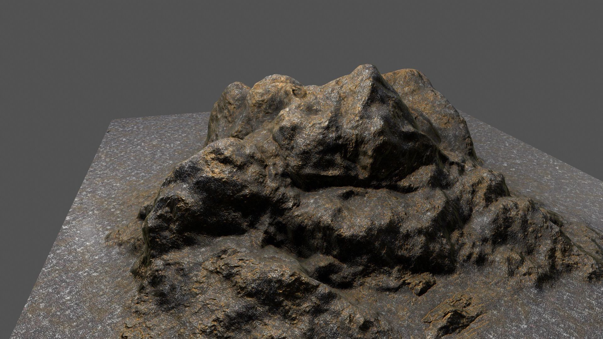 3D model Rock formation VR / AR / low-poly | CGTrader