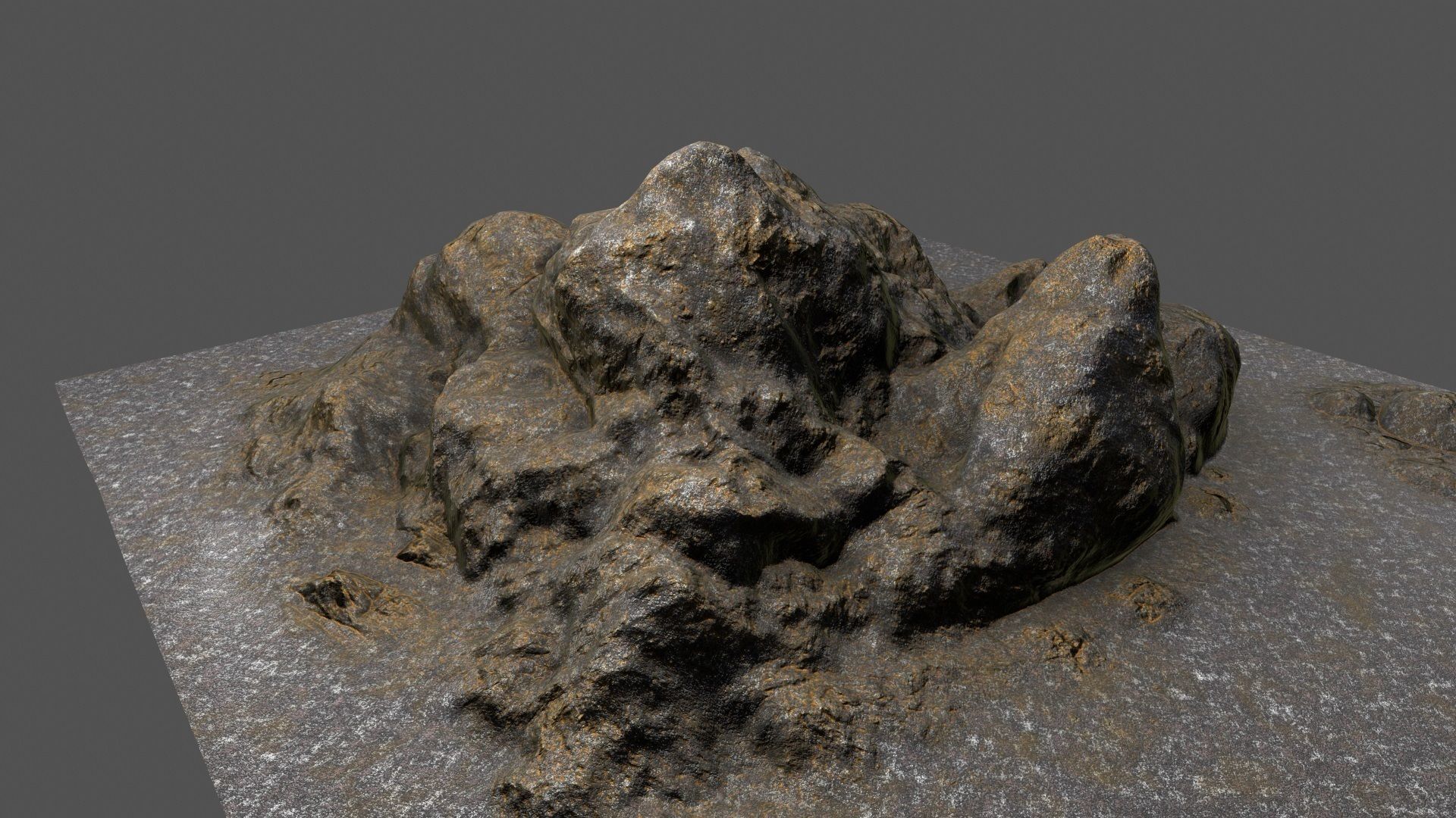3D model Rock formation VR / AR / low-poly | CGTrader