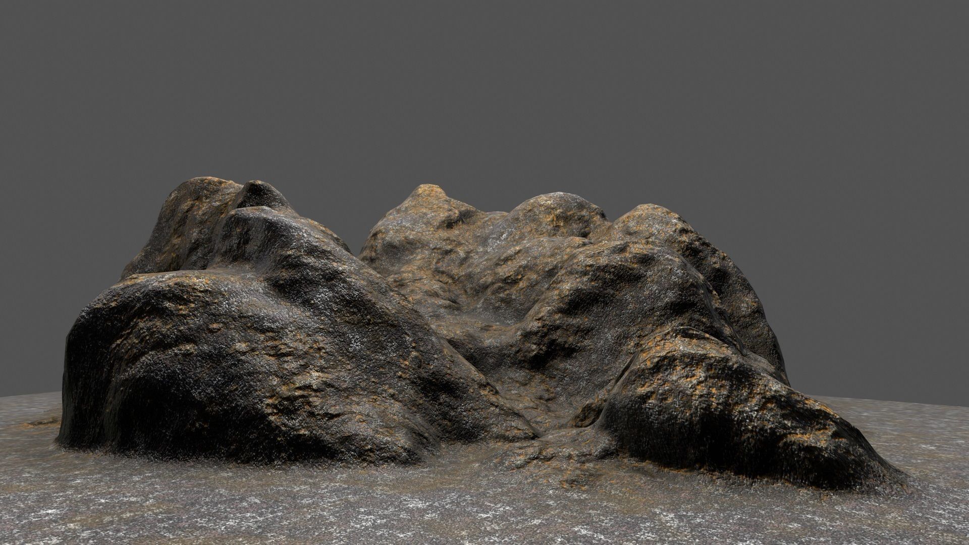 3D model Rock formation VR / AR / low-poly | CGTrader