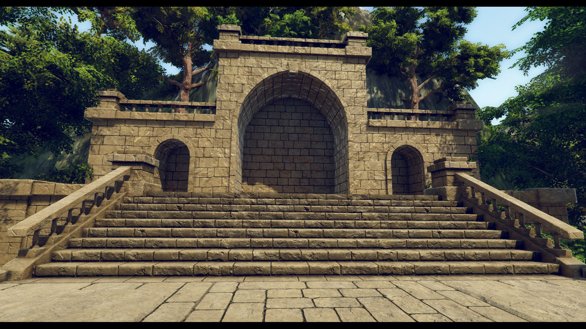 3D model Medieval Modular Level Kit VR / AR / low-poly | CGTrader