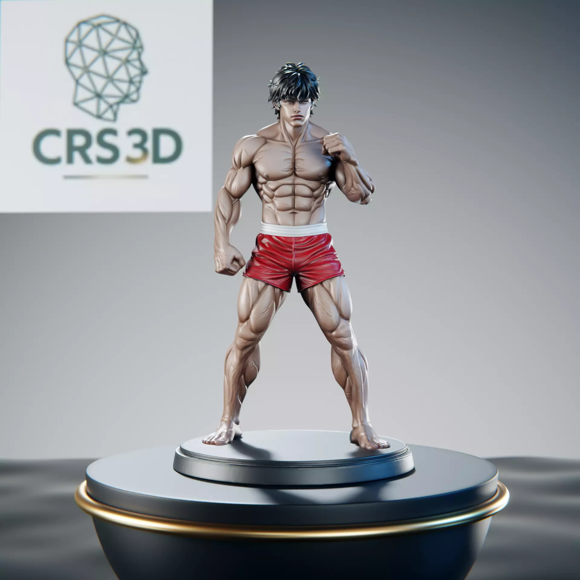 Baki Hanma Realistic Figure 3D model 3D printable | CGTrader