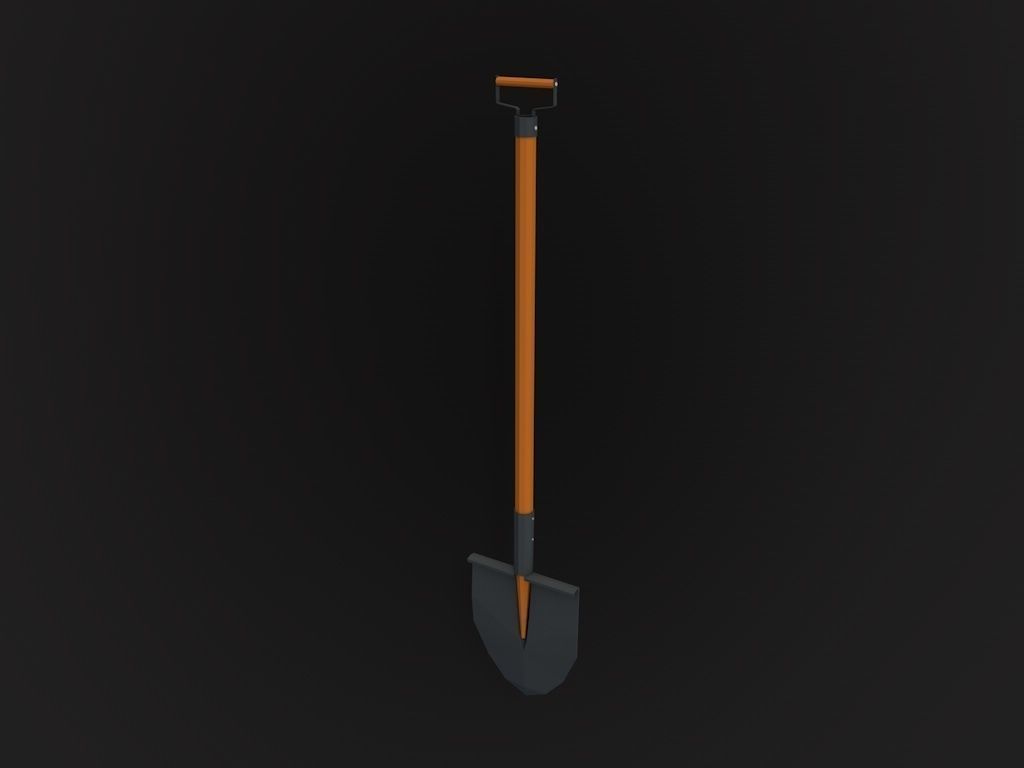 3D model Low Poly Shovel VR / AR / low-poly | CGTrader