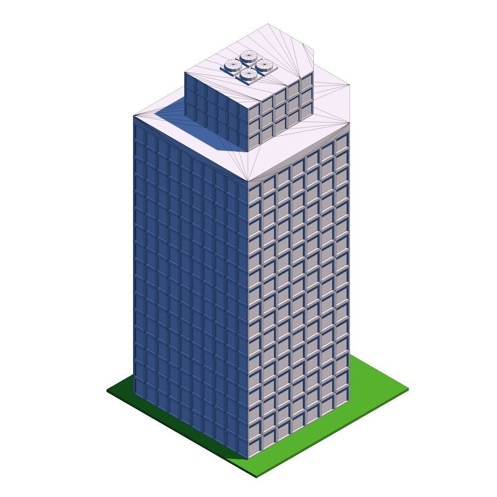 3D model Low Poly Cityscape Pack VR / AR / low-poly | CGTrader