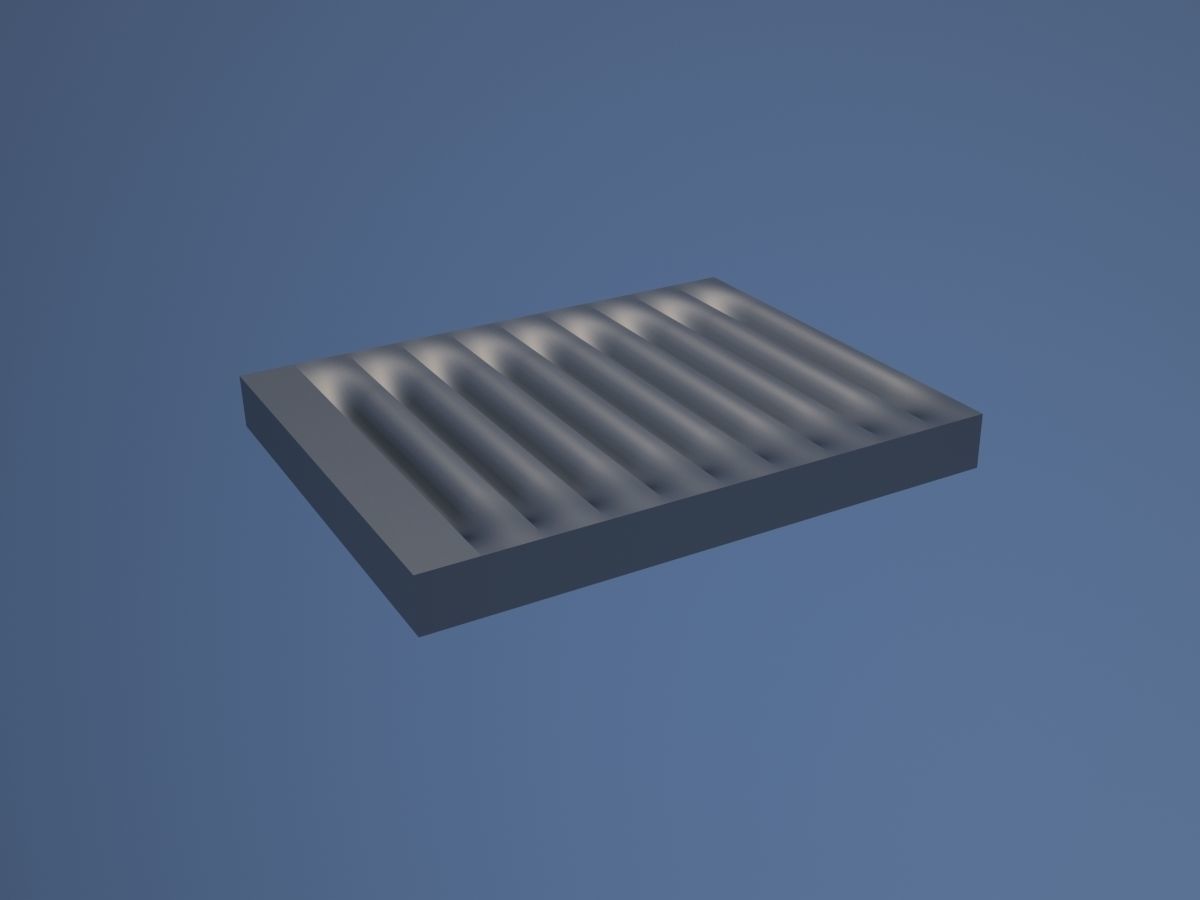 Louvers for technical application such as air vents 3D model | CGTrader