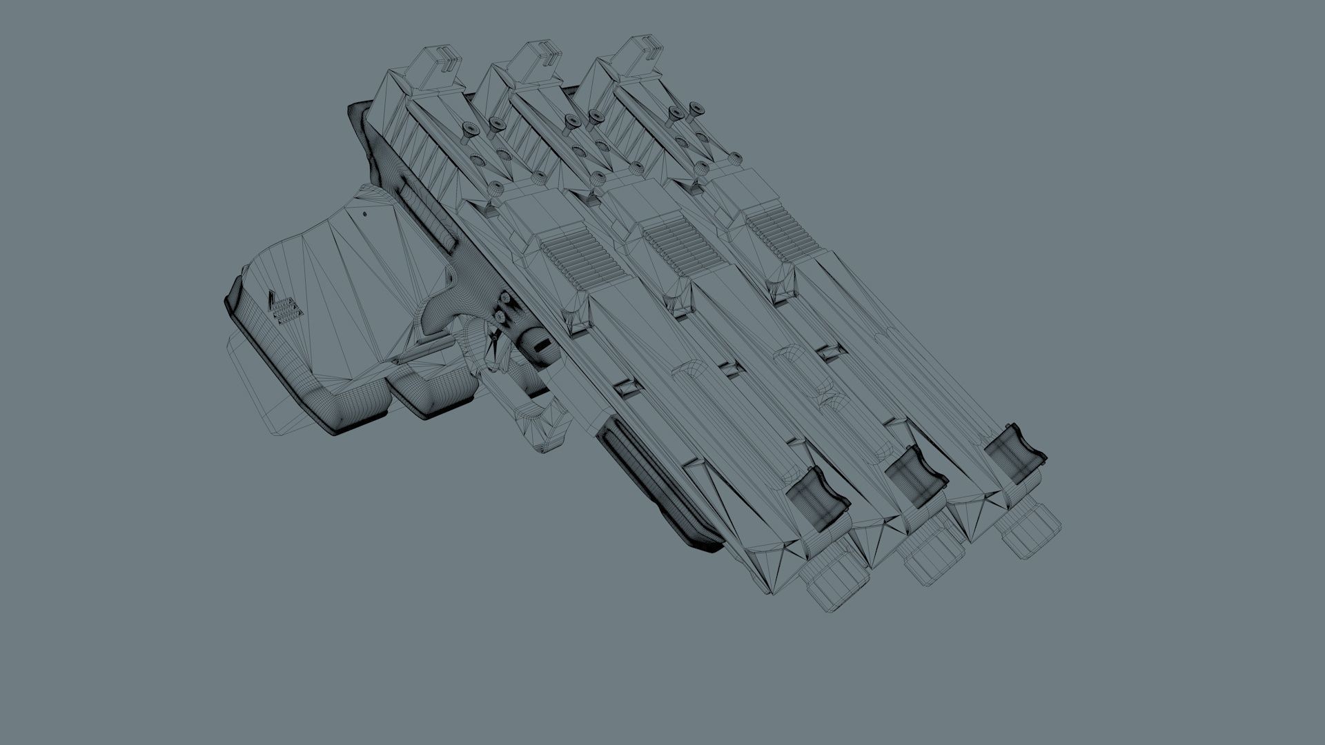 gun vii 3D model | CGTrader