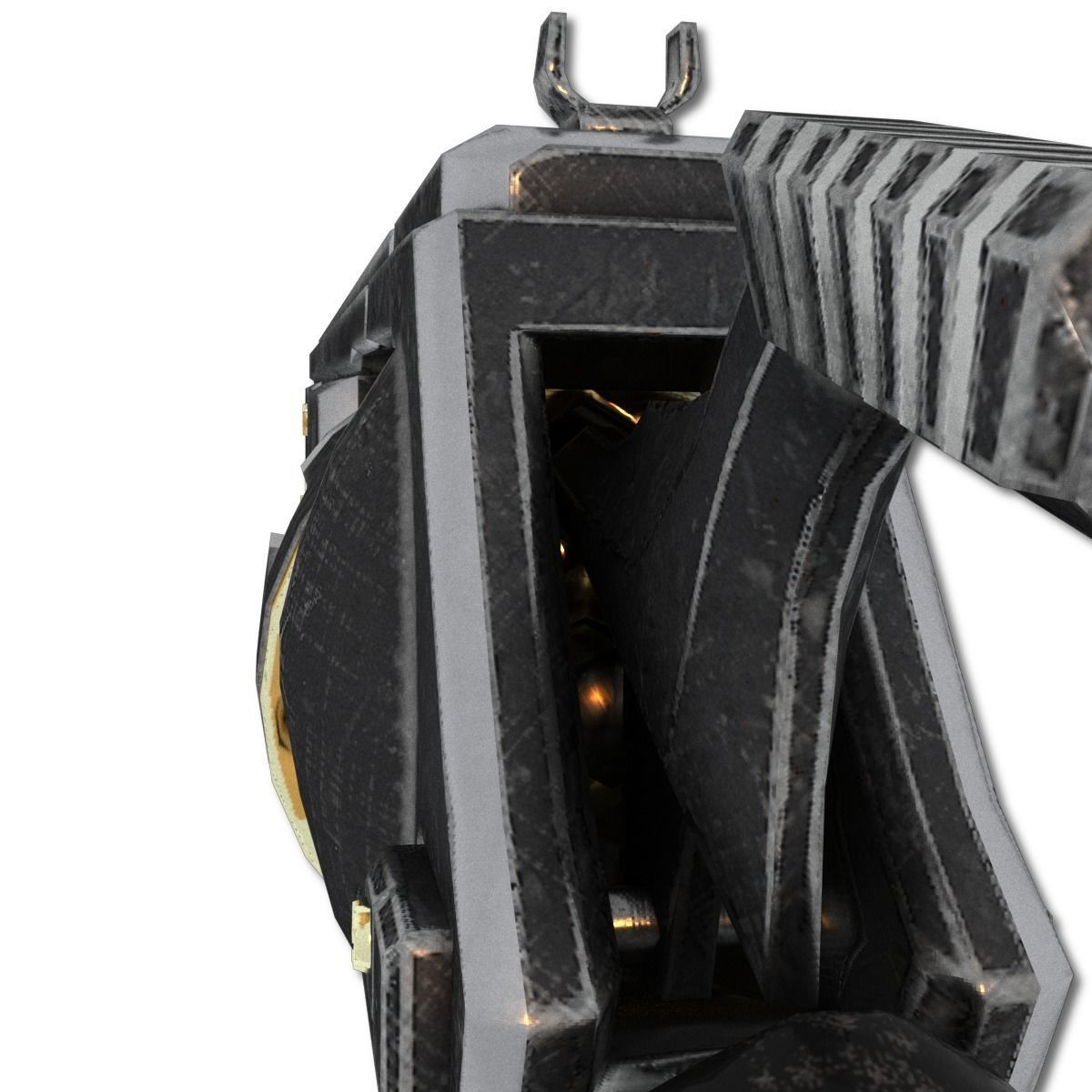 3D model Xenon Hand Revolver VR / AR / low-poly rigged animated | CGTrader