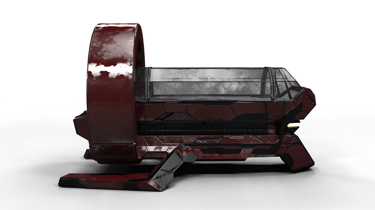 3D model Sci Fi Medic Bot PBR Lowpoly VR / AR / low-poly | CGTrader