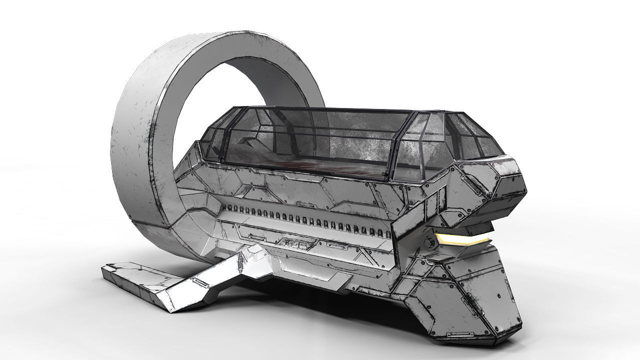 3D model Sci Fi Medic Bot PBR Lowpoly VR / AR / low-poly | CGTrader