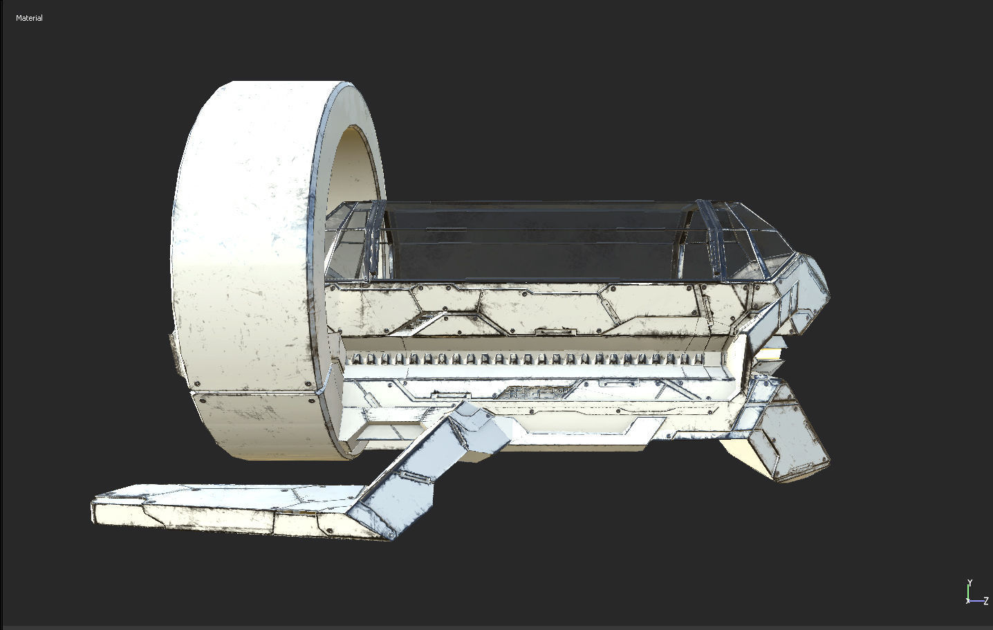 3D model Sci Fi Medic Bot PBR Lowpoly VR / AR / low-poly | CGTrader