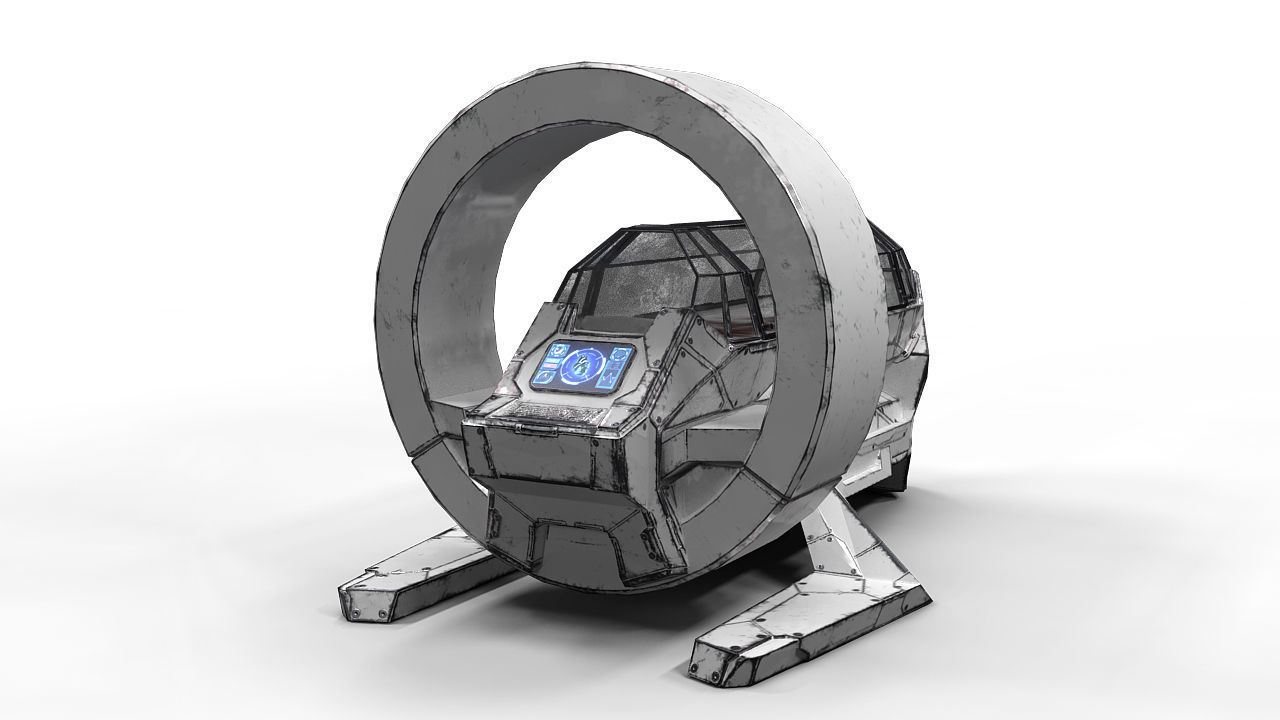 3D model Sci Fi Medic Bot PBR Lowpoly VR / AR / low-poly | CGTrader