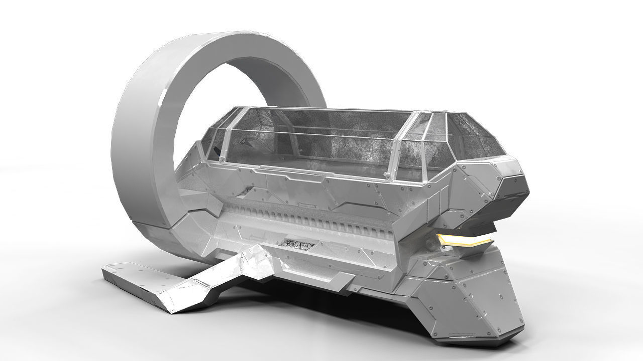 3D model Sci Fi Medic Bot PBR Lowpoly VR / AR / low-poly | CGTrader