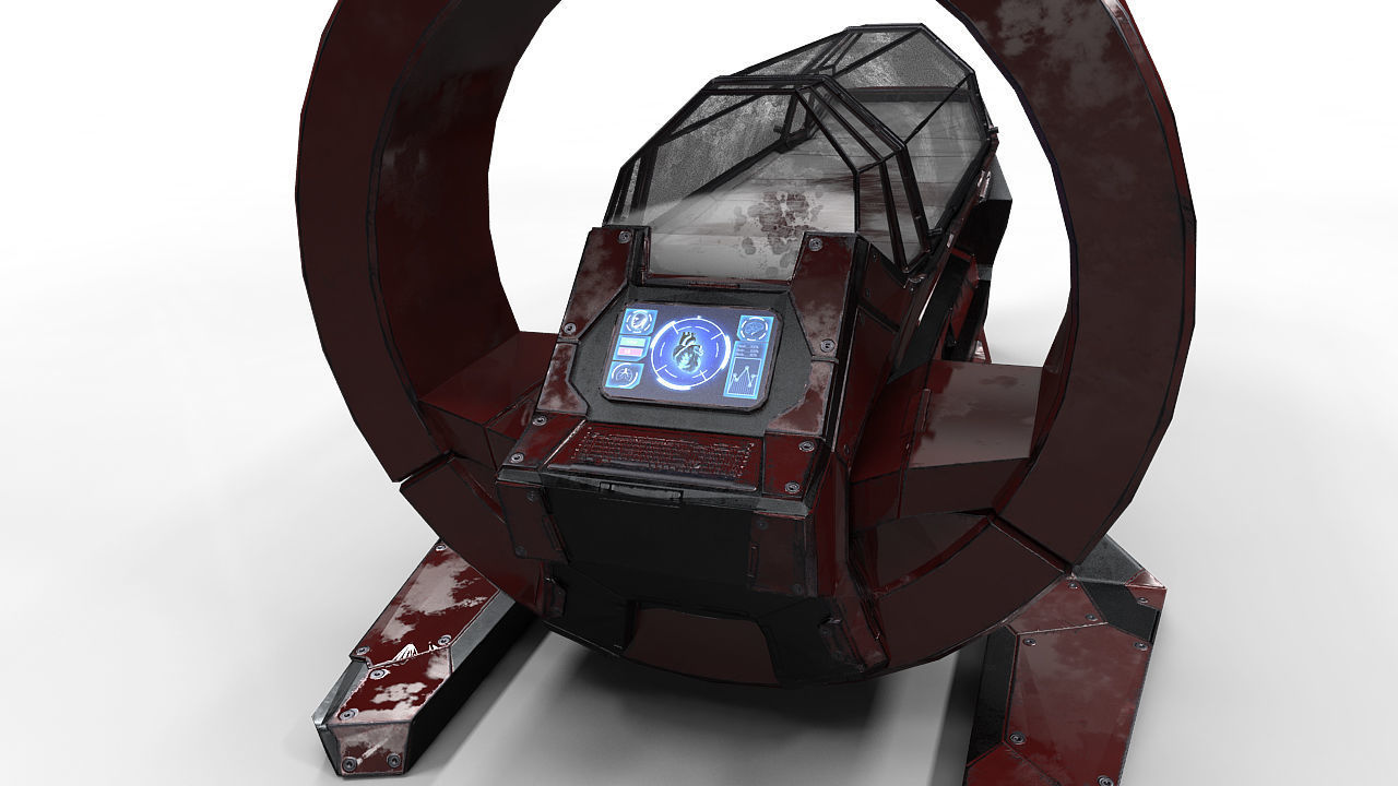 3D model Sci Fi Medic Bot PBR Lowpoly VR / AR / low-poly | CGTrader