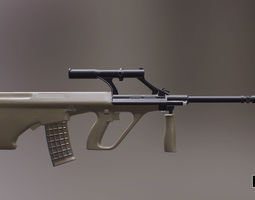 District 9 Assault Rifle free 3D Model STL SLDPRT SLDASM SLDDRW ...
