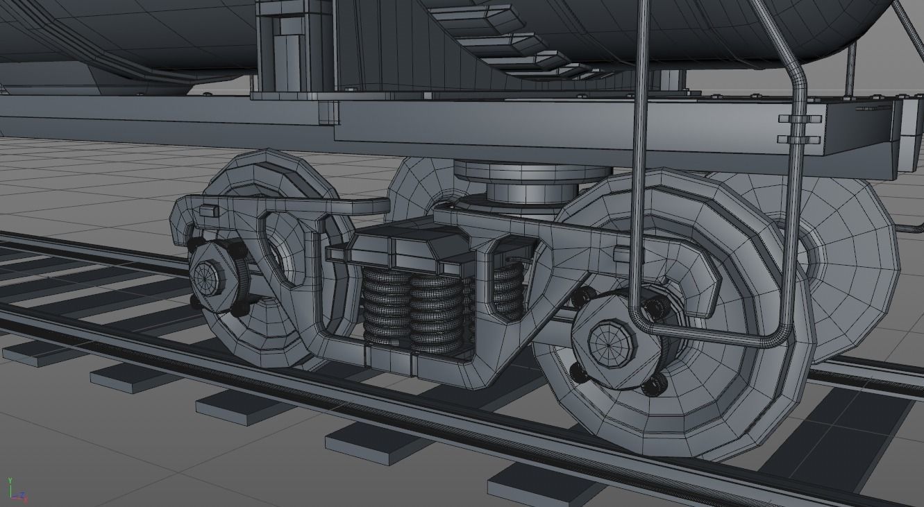 Train Wagon 3D model | CGTrader