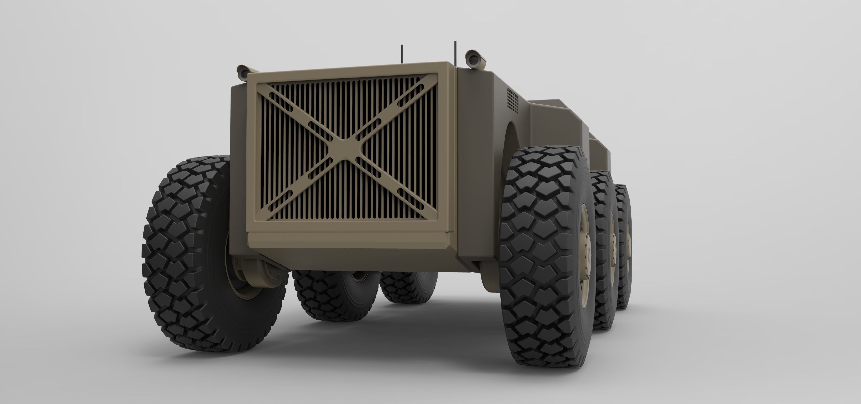 Crusher military vehicle 3D model | CGTrader