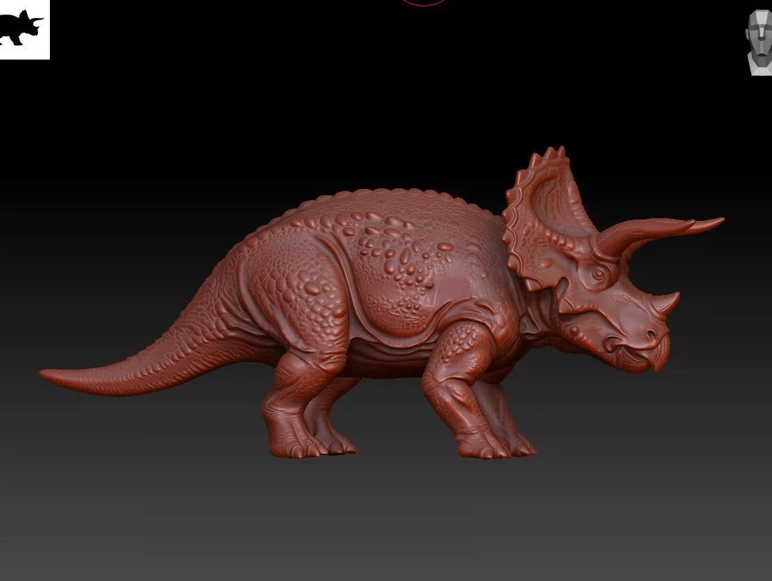 Triceratops - Hyper-Realistic Dinosaur 3D Model 3D model 3D printable ...