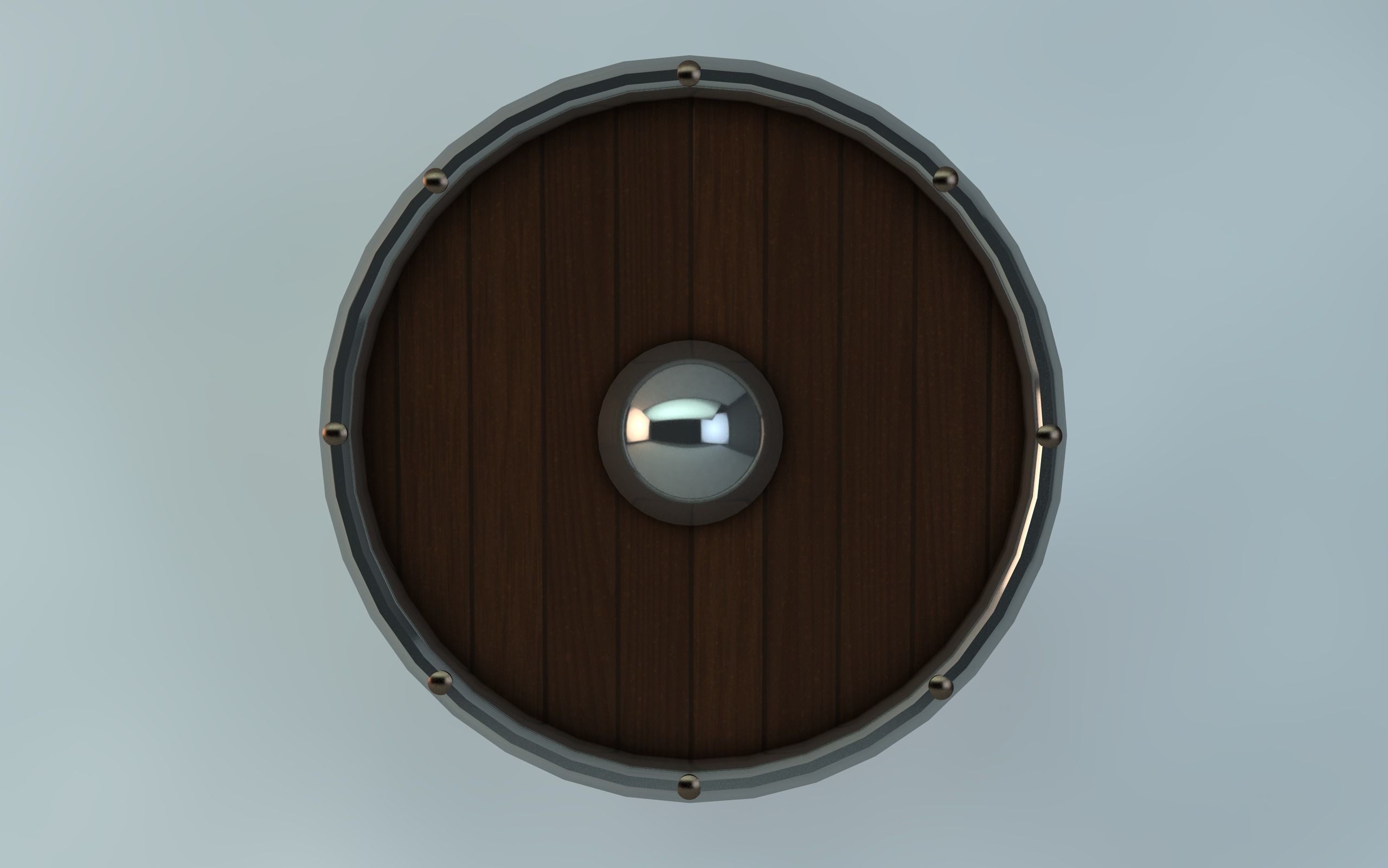 Wooden Shield free 3D model | CGTrader