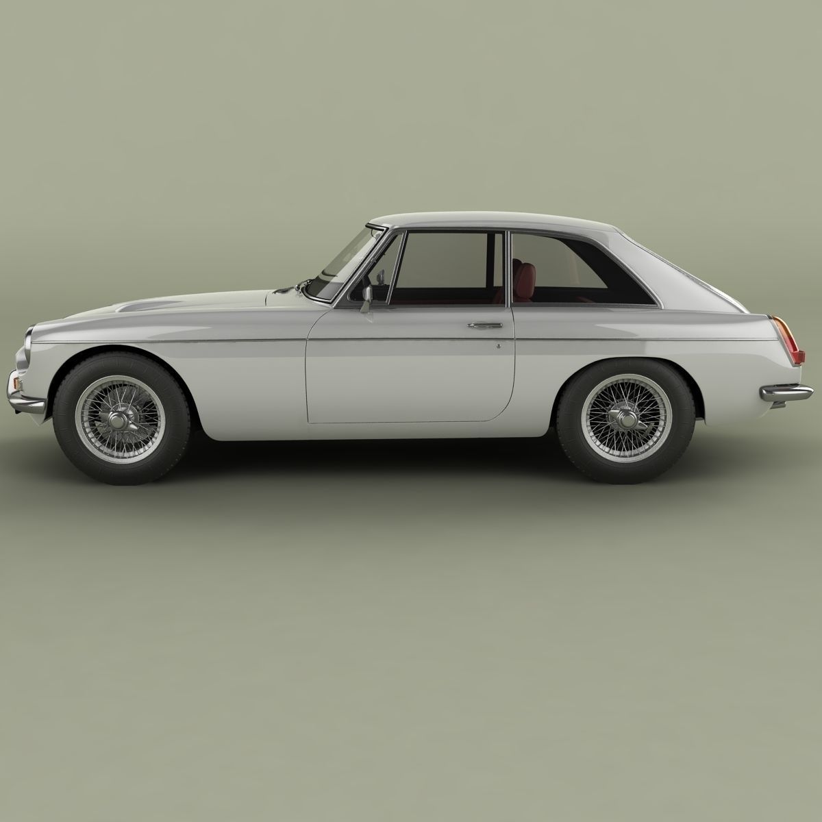 MG MGC GT 3D model | CGTrader