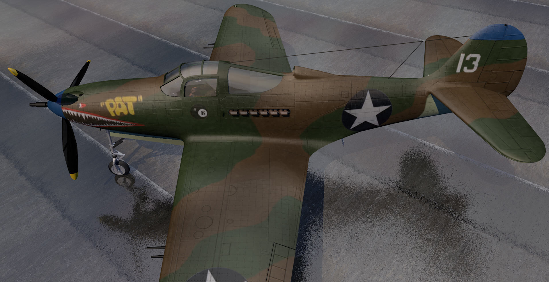 Bell P-39Q Airacobra 3D model | CGTrader
