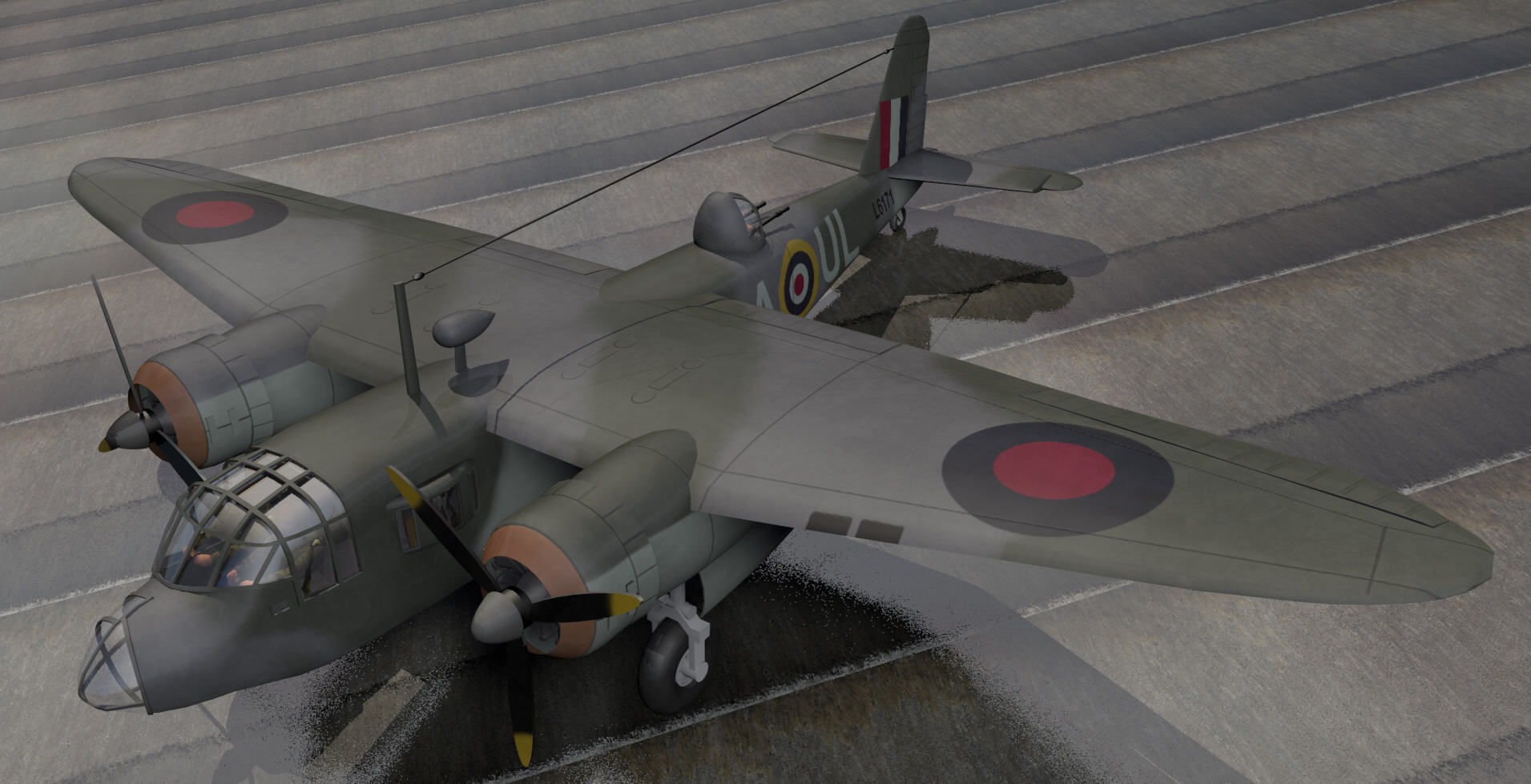 Blackburn B-26 Botha Mk-1 3D model | CGTrader