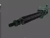3D model Heavy Mutant Machine Gun VR / AR / low-poly | CGTrader