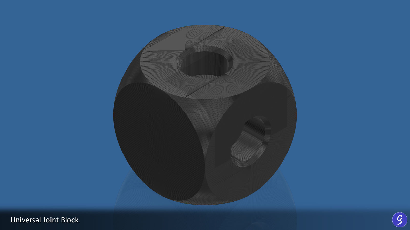 Universal Joint 3D model 3D printable | CGTrader